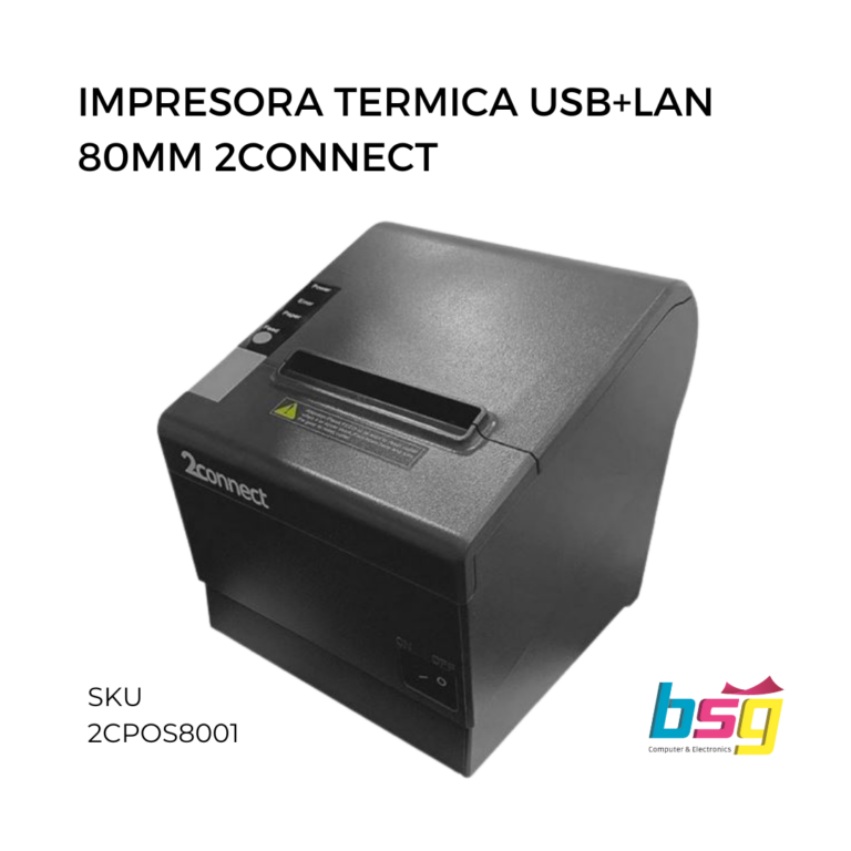 IMPRESORA TERMICA USB+LAN 80MM 2CONNECT - Equipos tecnologicos en ...