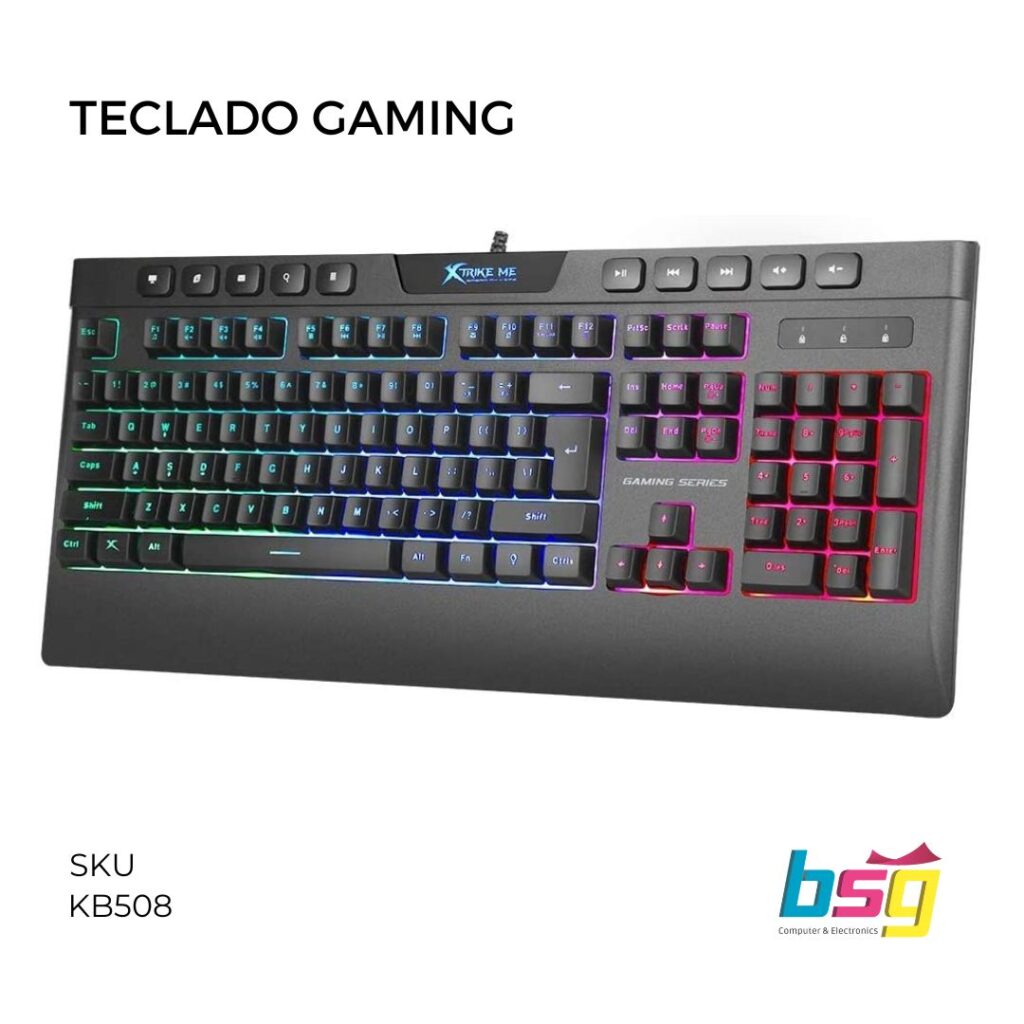 TECLADO GAMING MEMBRANA XTRIKE-ME - Equipos tecnologicos en Republica ...